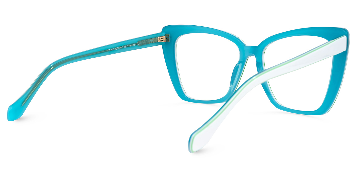 Lisa Rectangle Acetate Frames - Beauty & Bubbles Eyewear