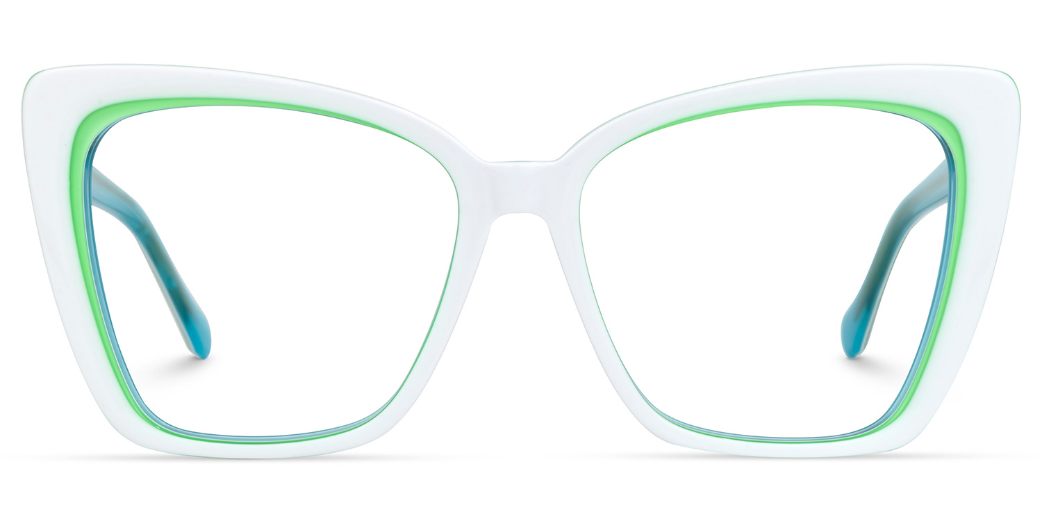 Lisa Rectangle Acetate Frames - Beauty & Bubbles Eyewear